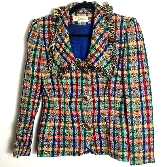 Diane Dickerson | Jackets & Coats | Vintage Diane Dickinson Rainbow ...